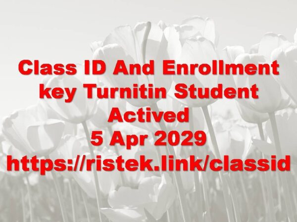 Class ID And Enrollment key Turnitin Student Actived 5 Apr 2029 ⋆ ...